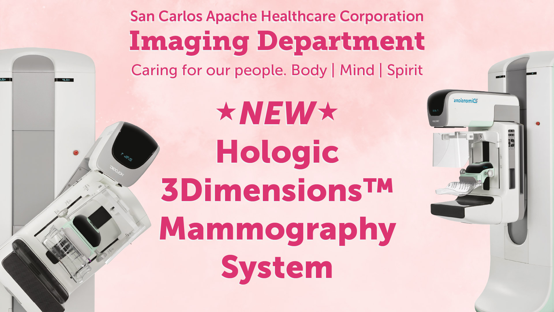 Mammogram Imaging System Upgrade - Now Available! - SCAHC